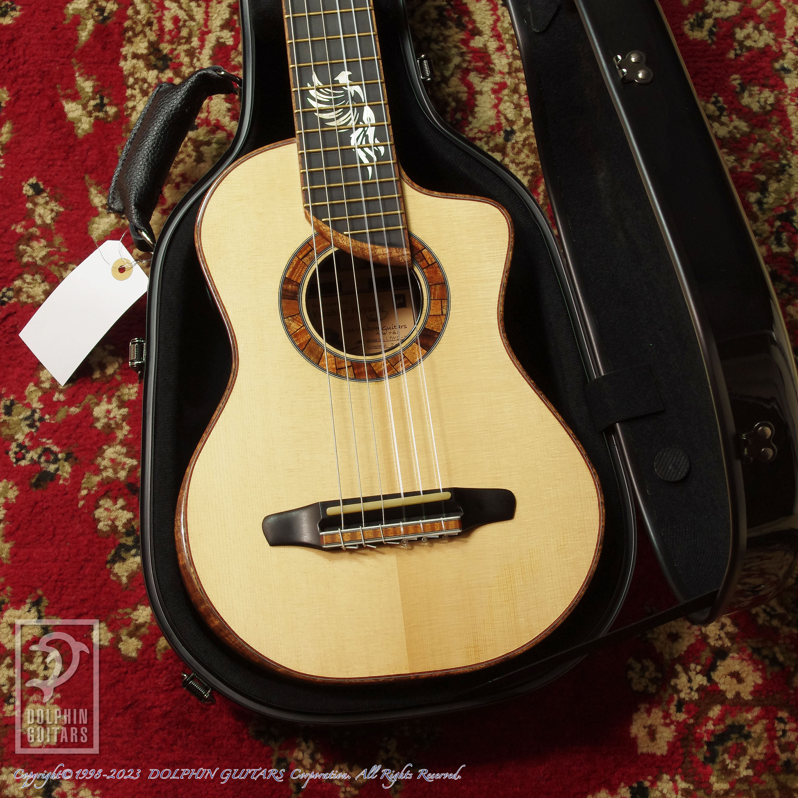 HAYASHI GUITARS Lana Piccolo Cutaway (Phoenix Inlay)【TOKYOハンドクラフトギターフェス ...