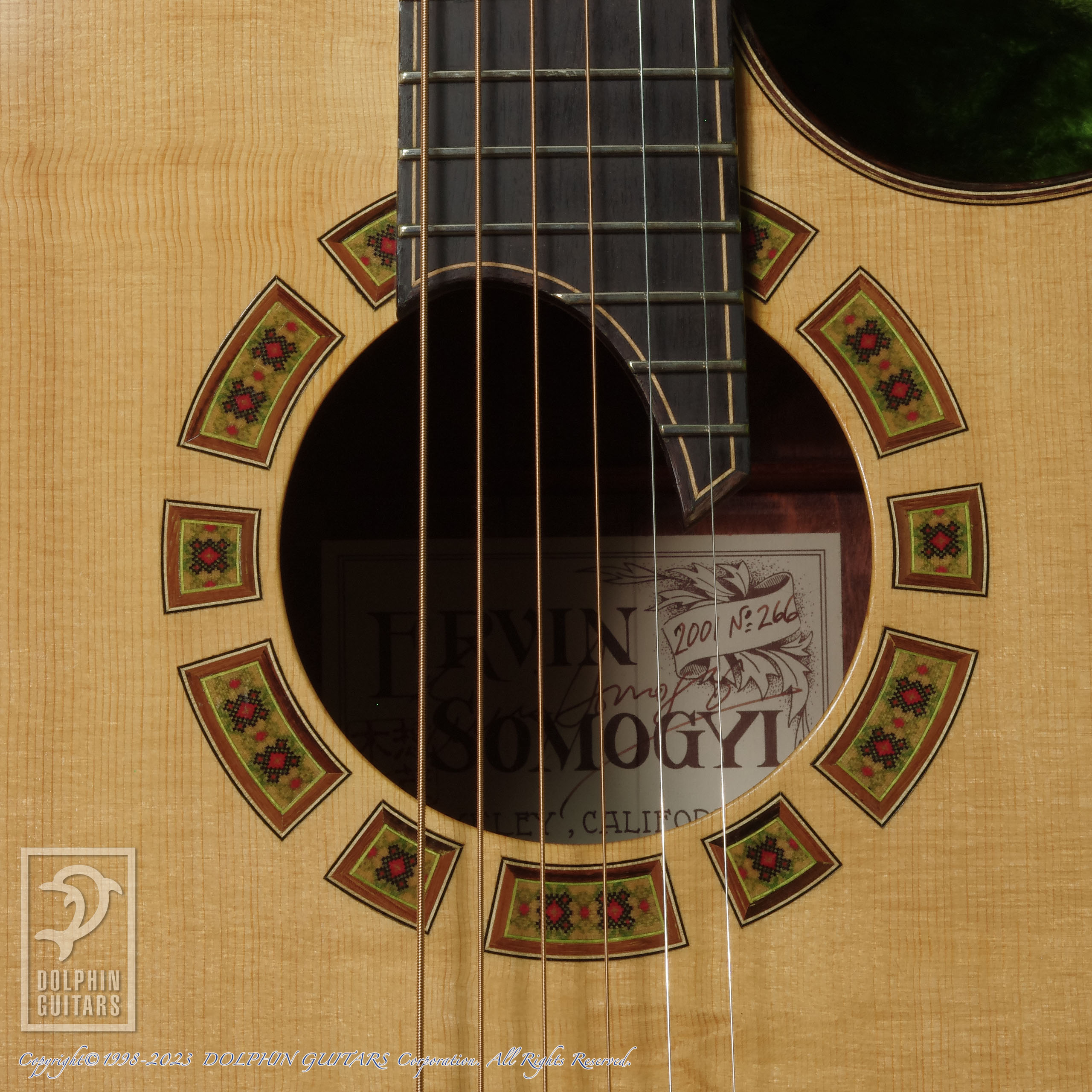 ERVIN V SOMOGYI Modified D Cutaway - ドルフィンギターズ