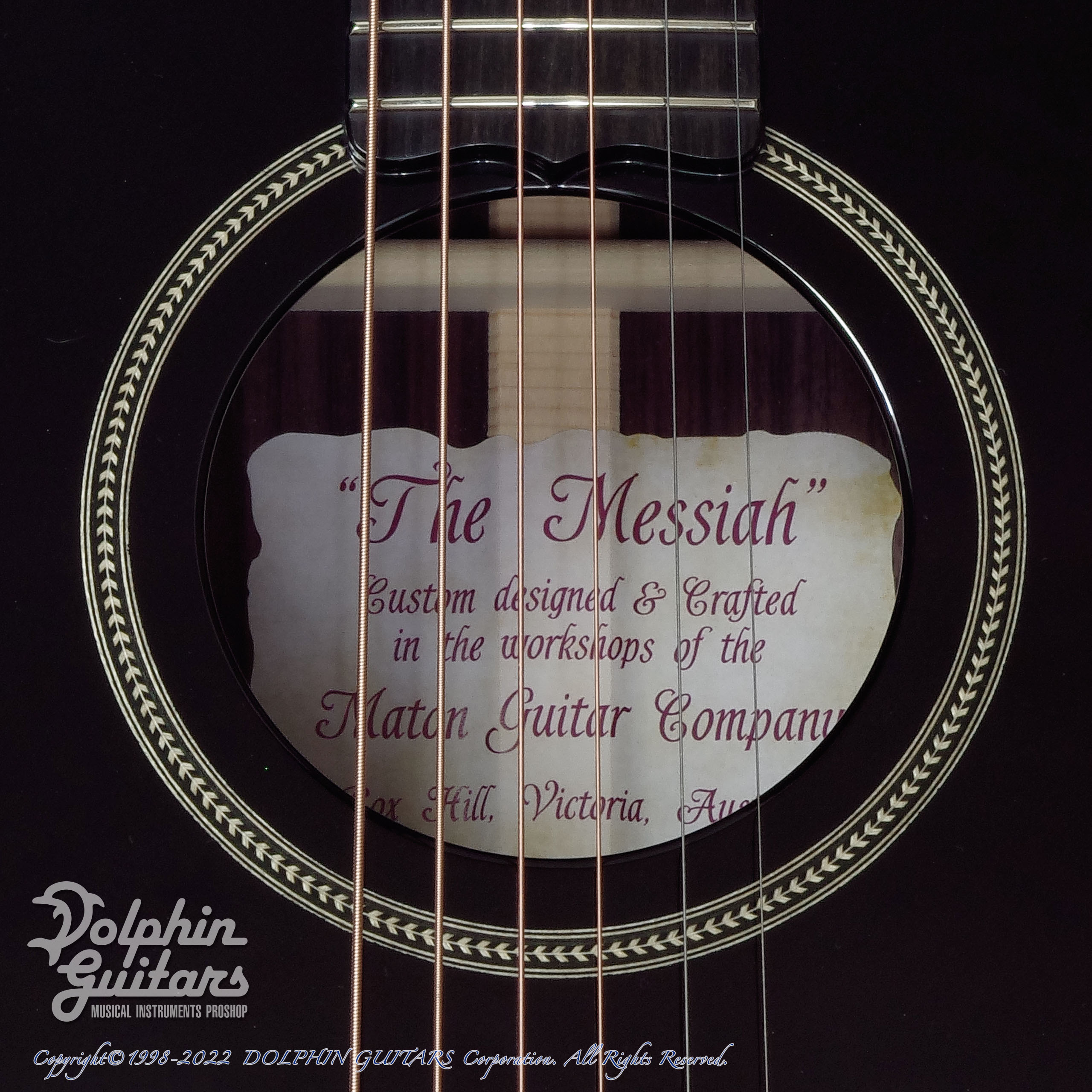 MATON EM100C-808 Messiah Black Top - ドルフィンギターズ