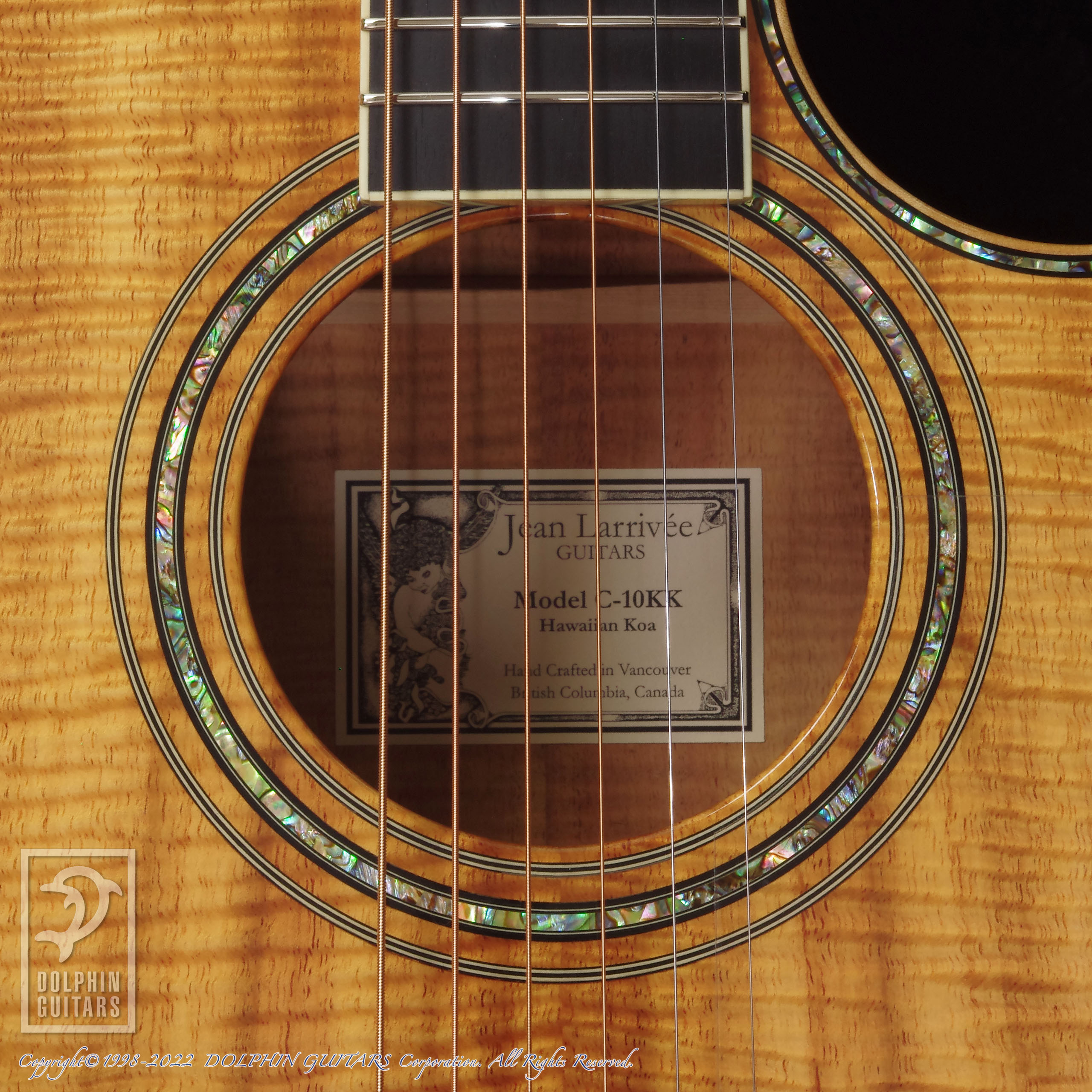 LARRIVEE C-10 KK Custom (Angel Inlay) - ドルフィンギターズ