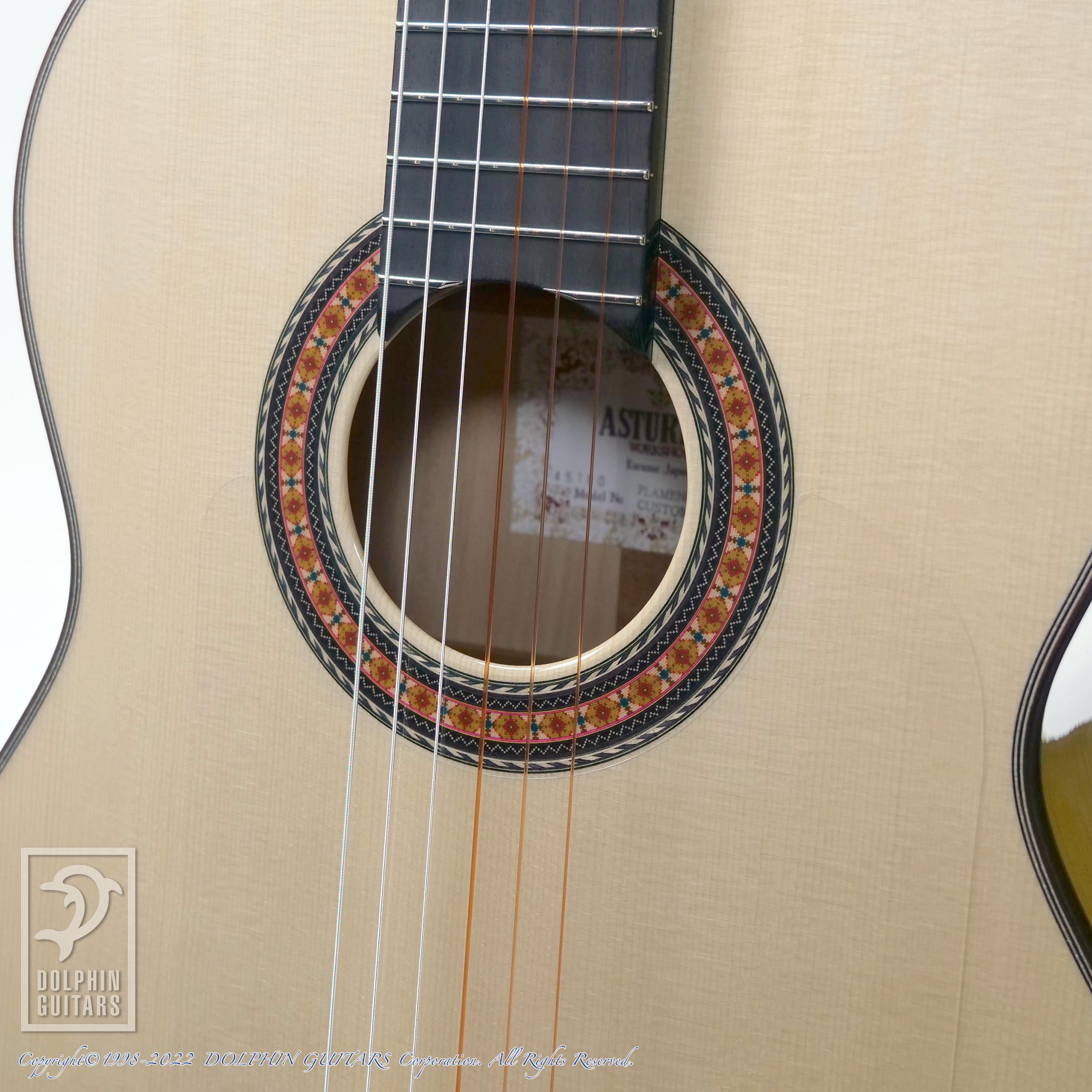 ASTURIAS Flamenco Custom S (Nylon Strings) - ドルフィンギターズ