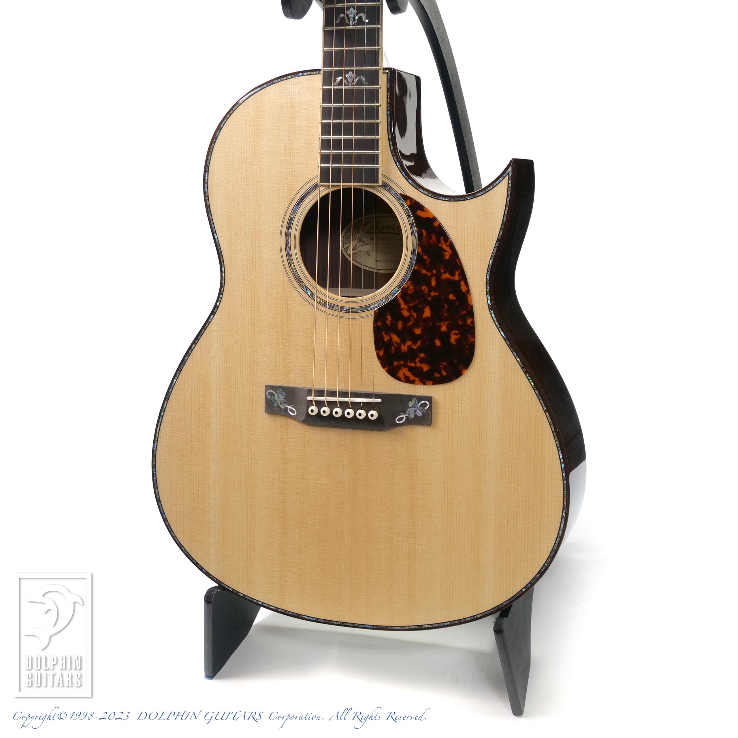 LARRIVEE C-10 Cutaway Custom Rose Lady - ドルフィンギターズ