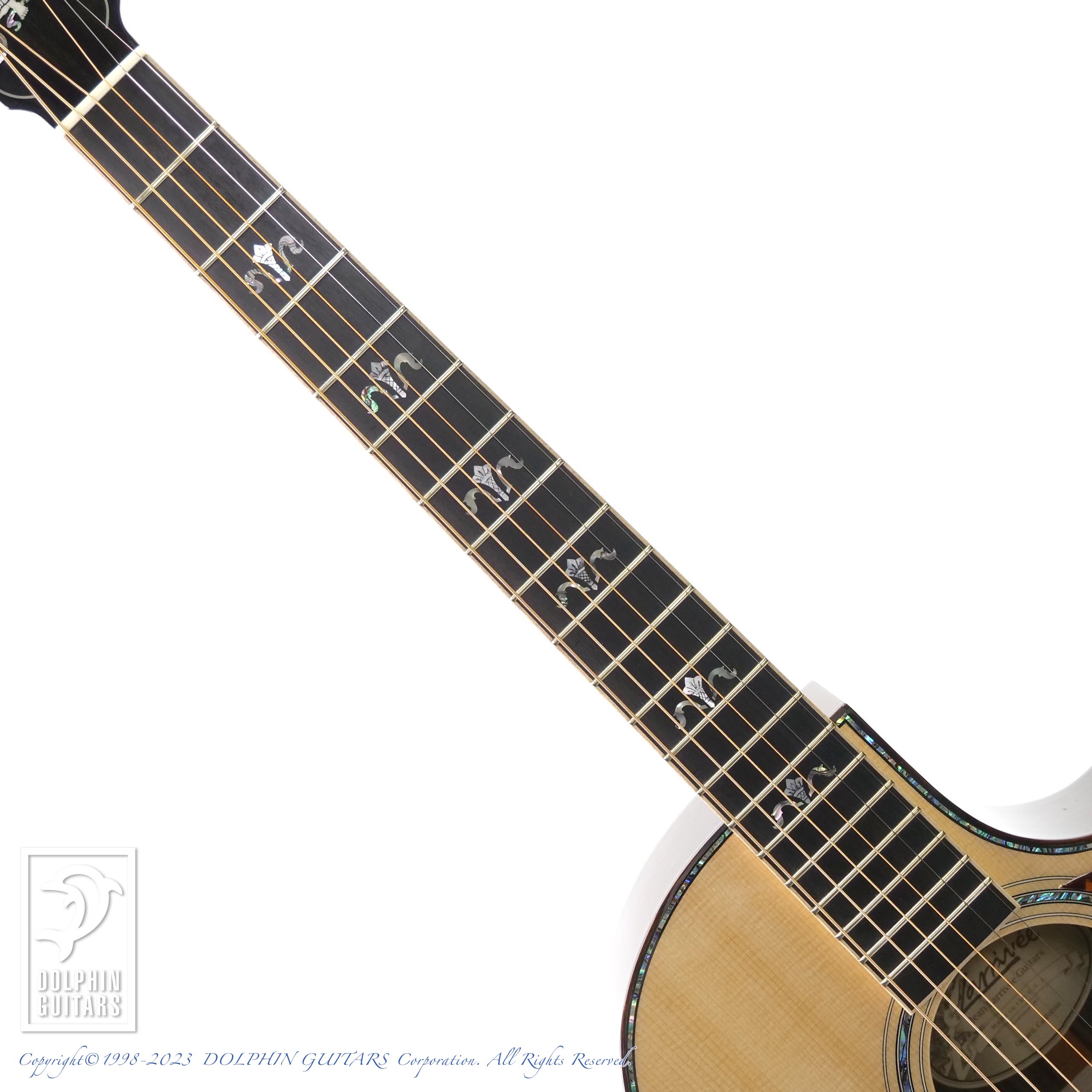 LARRIVEE C-10 Cutaway Custom Rose Lady - ドルフィンギターズ