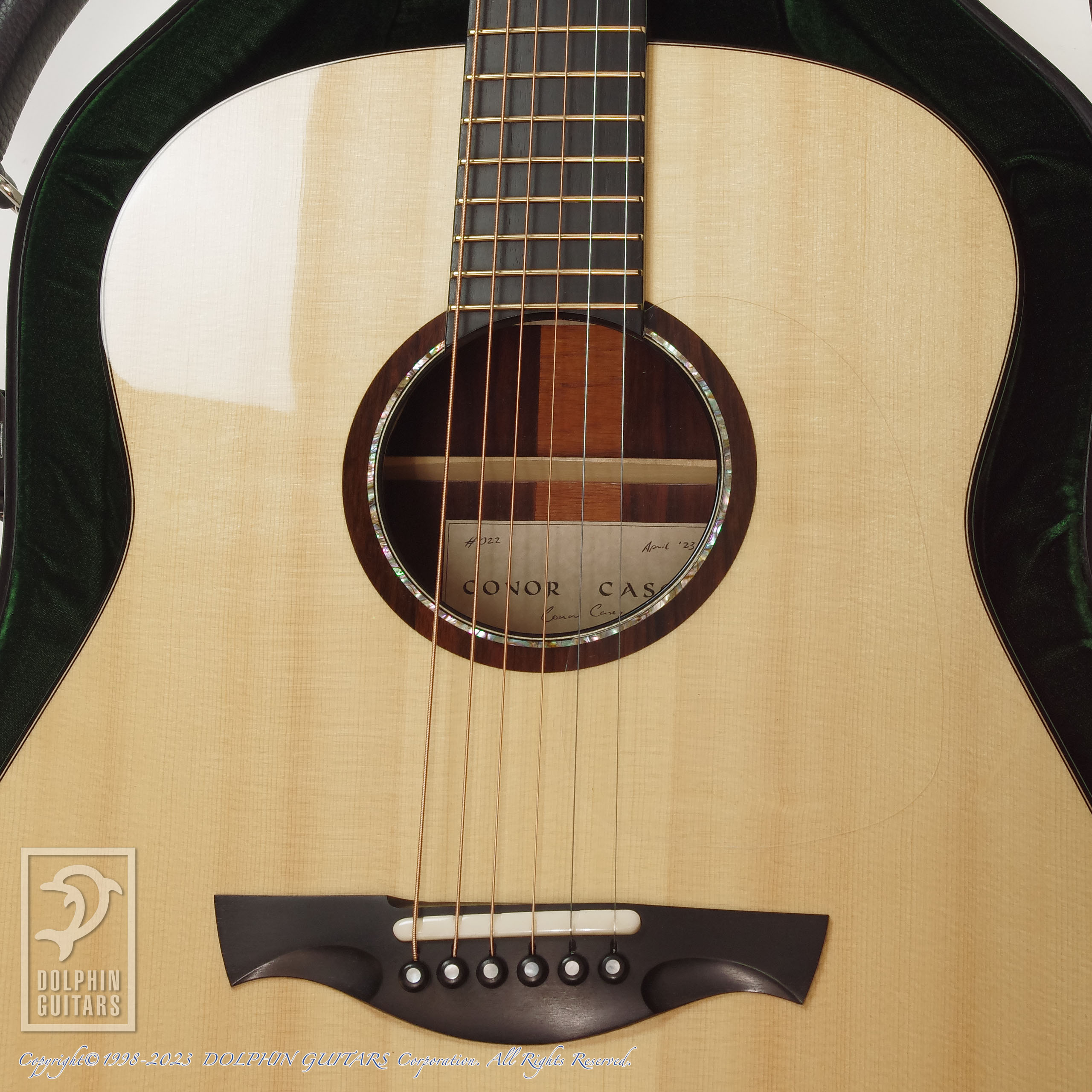 Casey Guitars Studio Dreadnought (Malaysian Blackwood) - ドルフィンギターズ