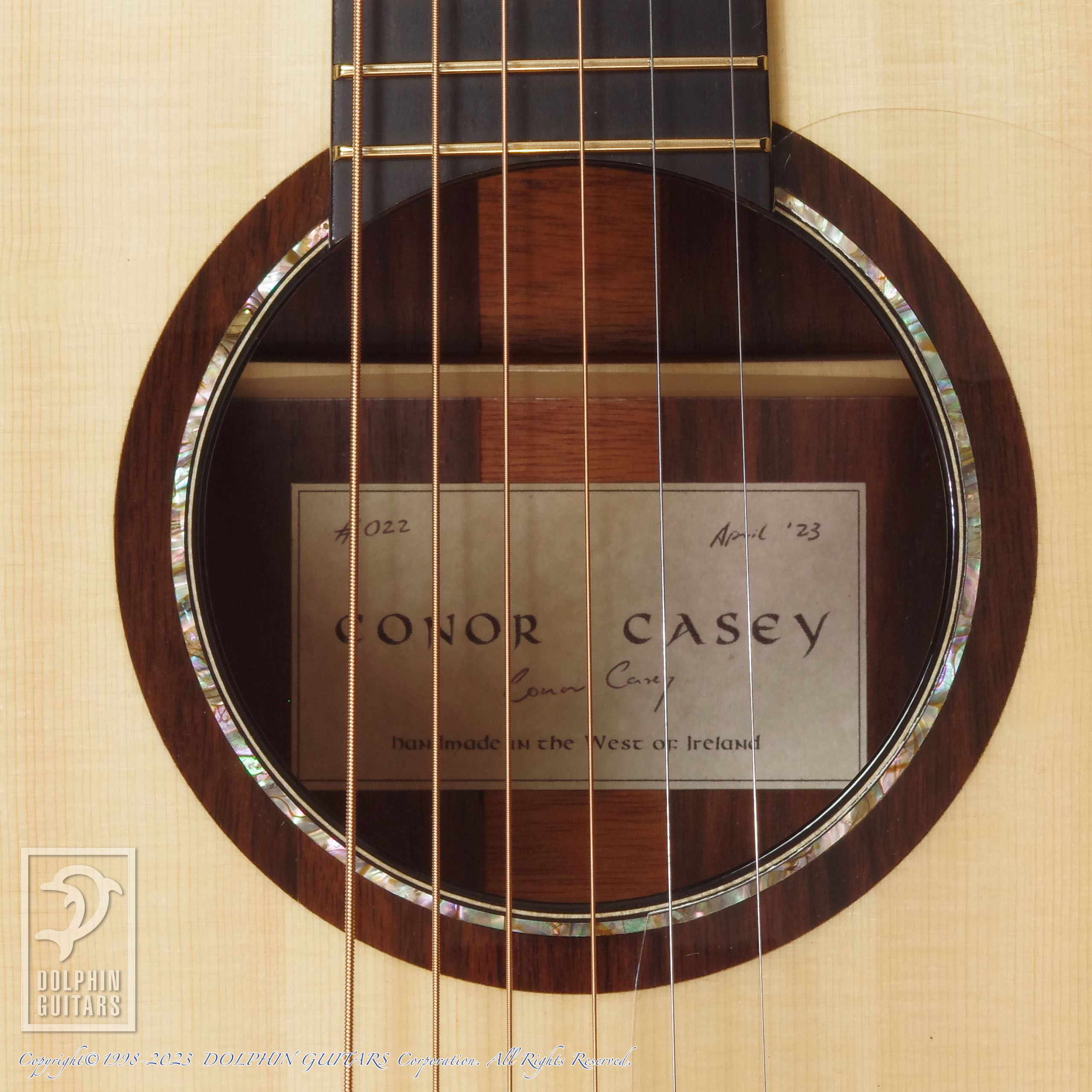 Casey Guitars Studio Dreadnought (Malaysian Blackwood) - ドルフィンギターズ