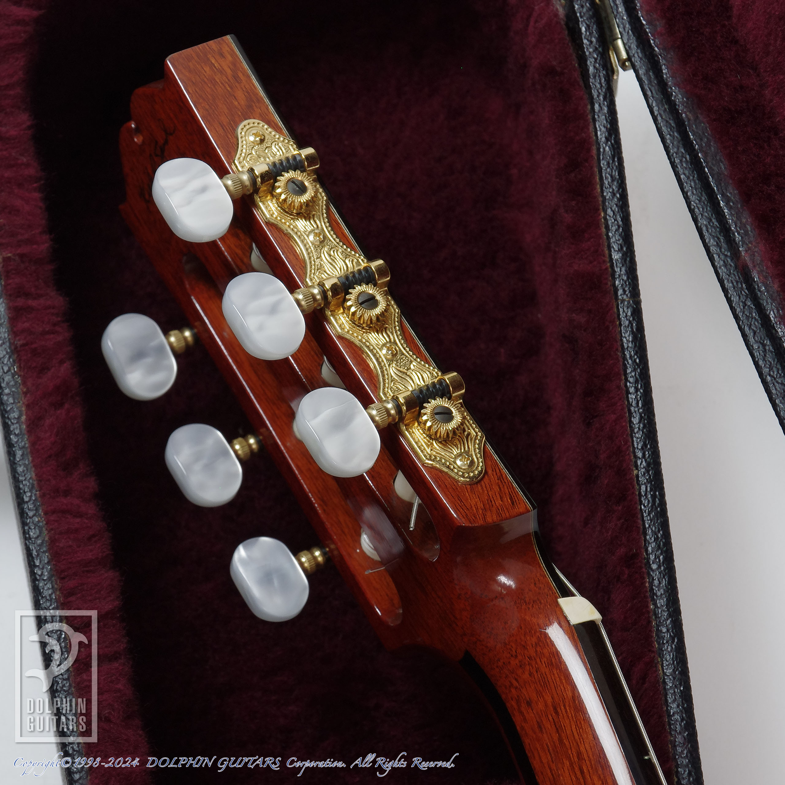 SAND GUITARS Custom Nylon Strings Abalone Trim Mahogany - ドルフィンギターズ