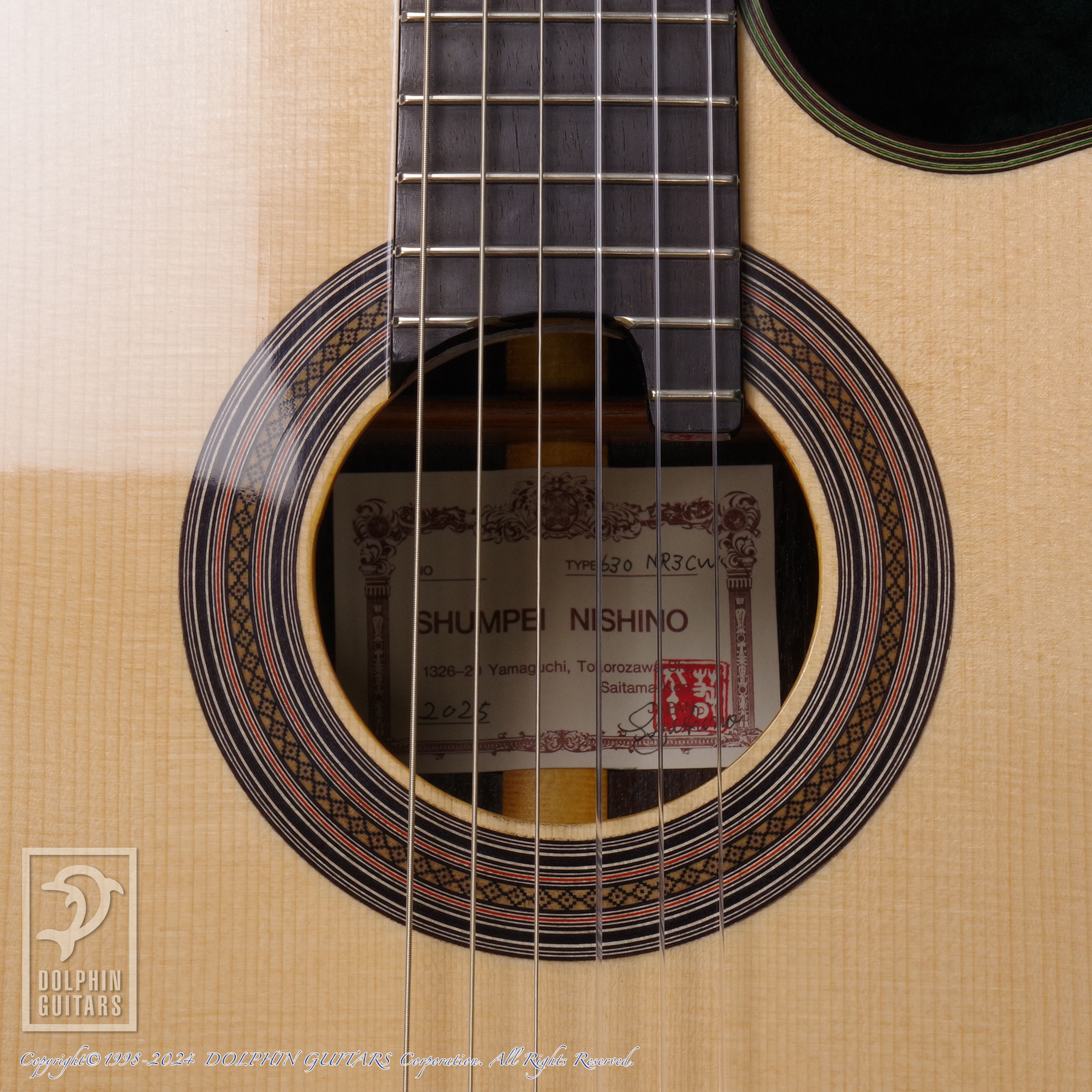 NISHINO SHUMPEI (西野春平) NR-3 松 CW (48mm Nut 630mm Scale ) - ドルフィンギターズ