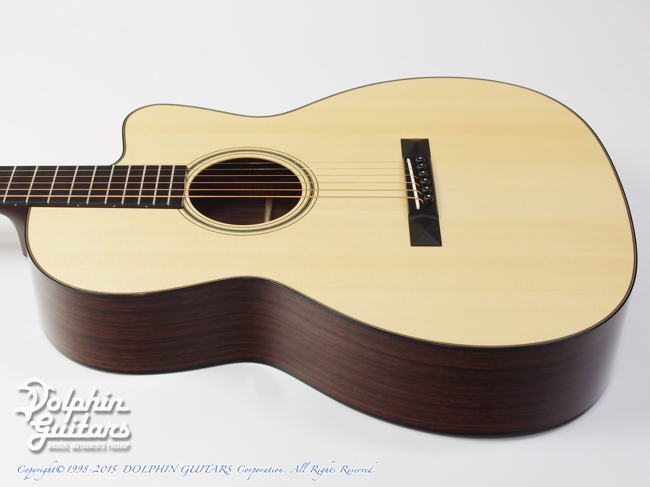 COLLINGS 000-1E Cutaway (Indian Rosewood) - ドルフィンギターズ