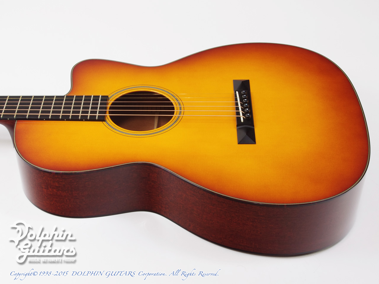 COLLINGS 000-1E Cutaway (Sunburst) - ドルフィンギターズ