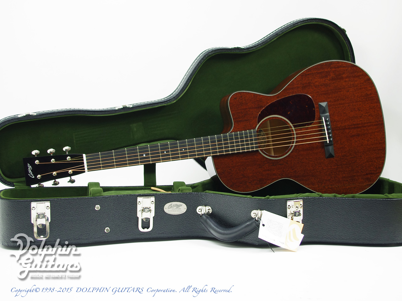 COLLINGS 000-1mh Cutaway (All Honduran Mahogany) - ドルフィンギターズ