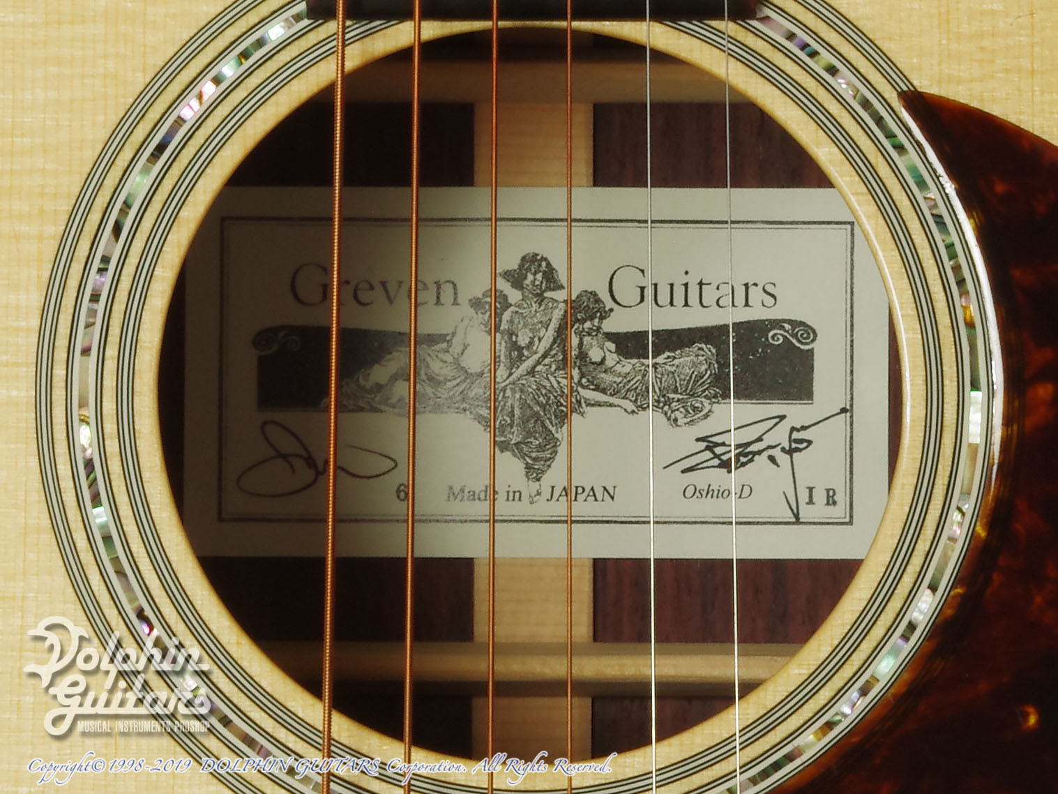 Greven Guitars Japan Oshio-D IR (Indian Rosewood) - ドルフィンギターズ