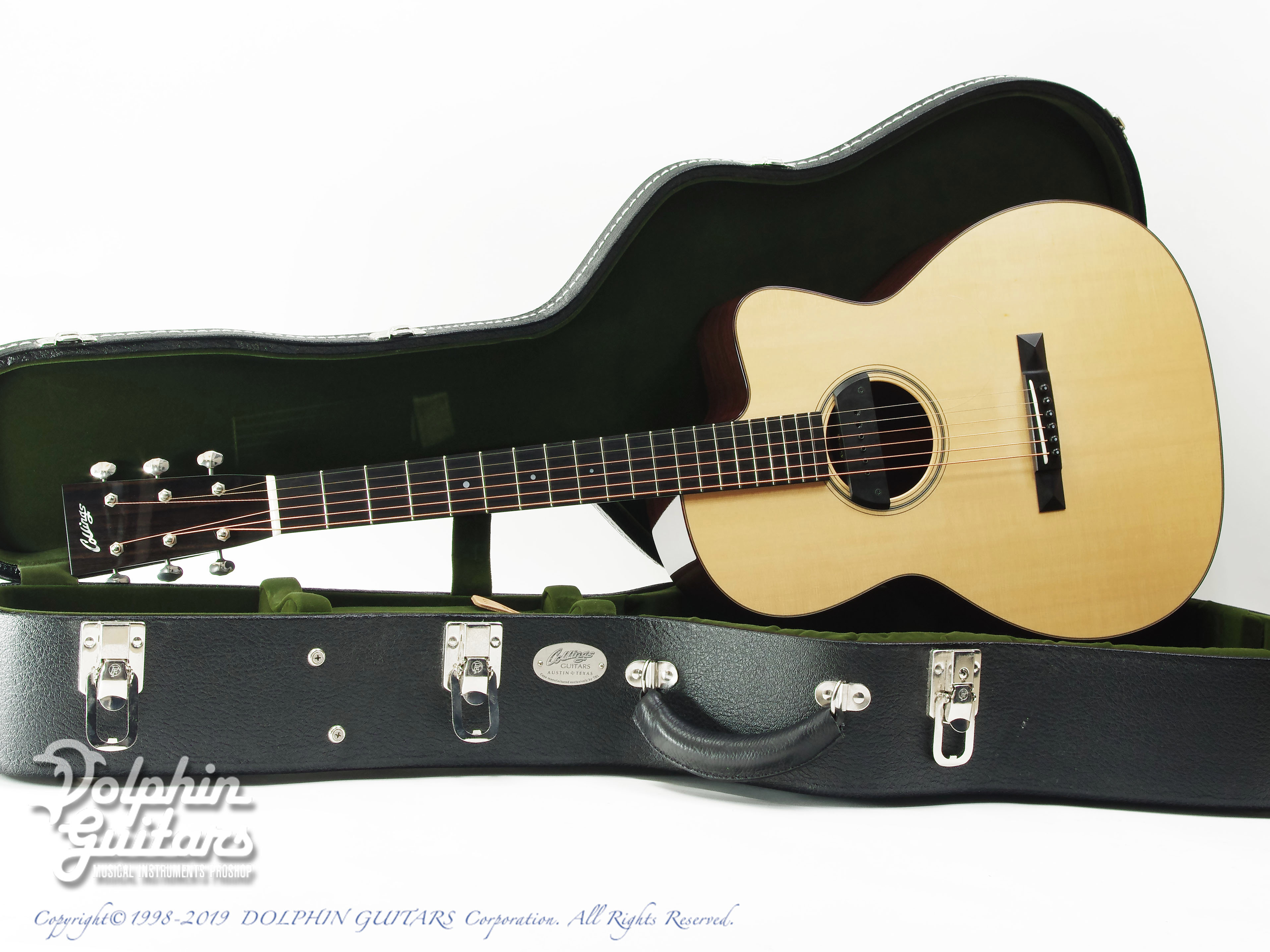 COLLINGS 000-1E Cutaway (Indian Rosewood) - ドルフィンギターズ