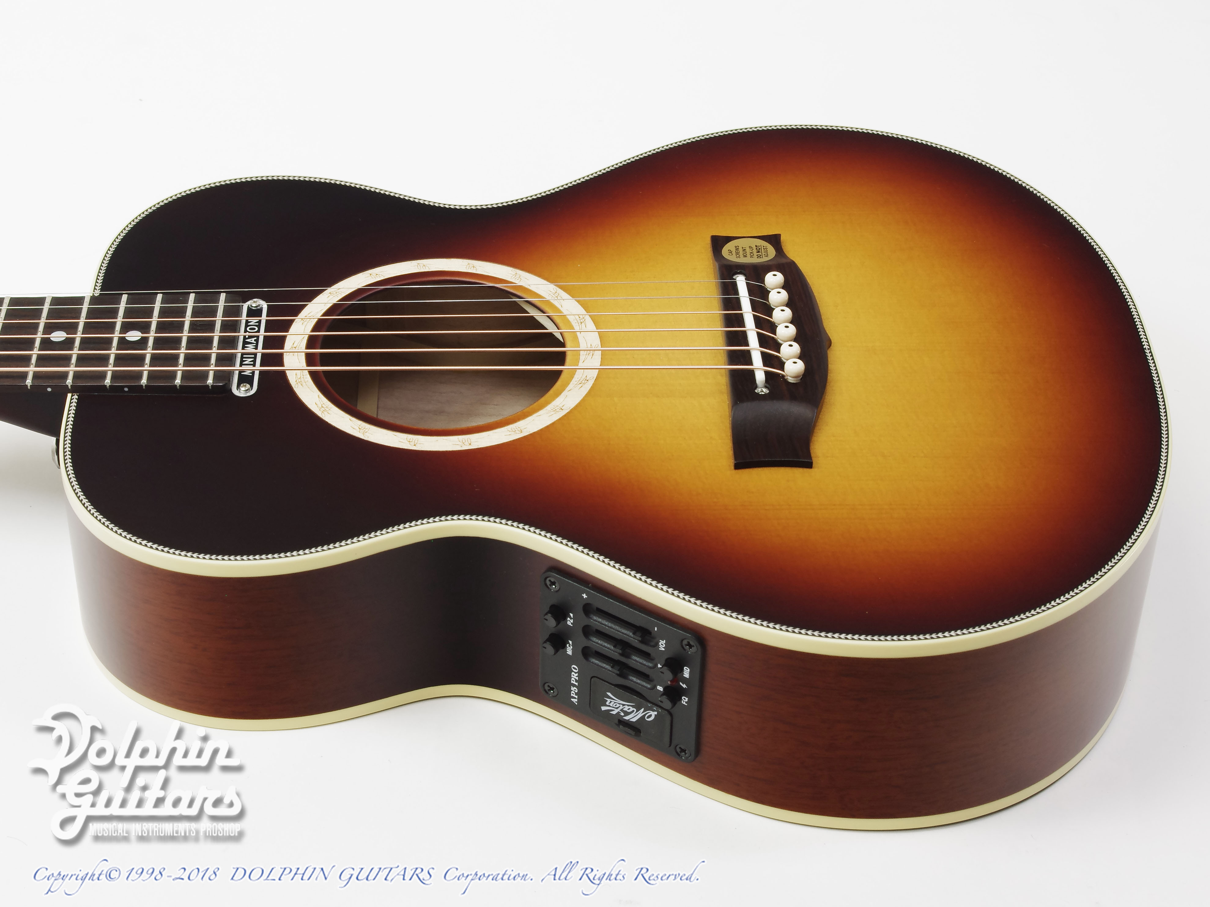 MATON EM6 LTD Teardrop Burst - ドルフィンギターズ