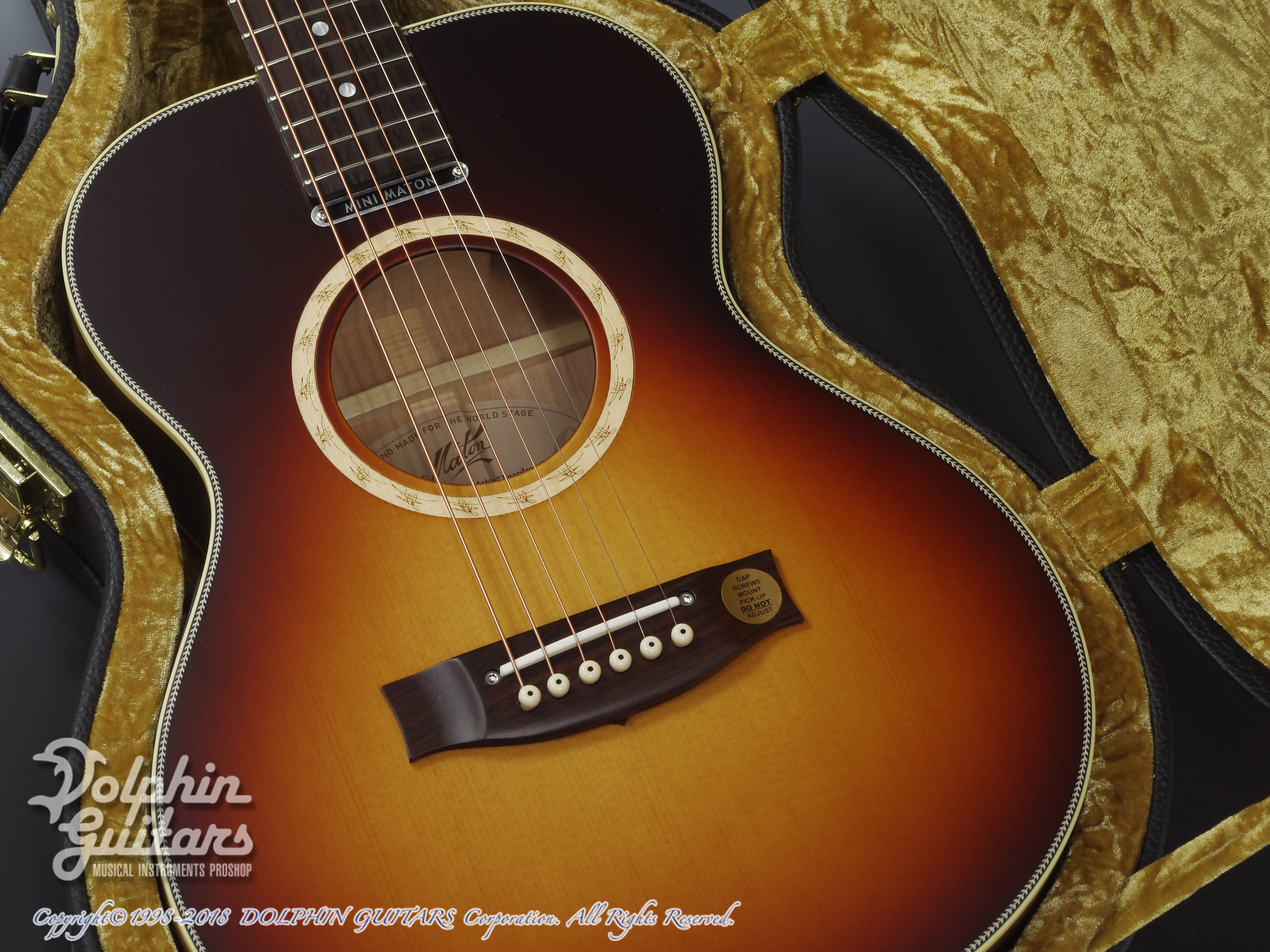 MATON EM6 LTD Teardrop Burst - ドルフィンギターズ