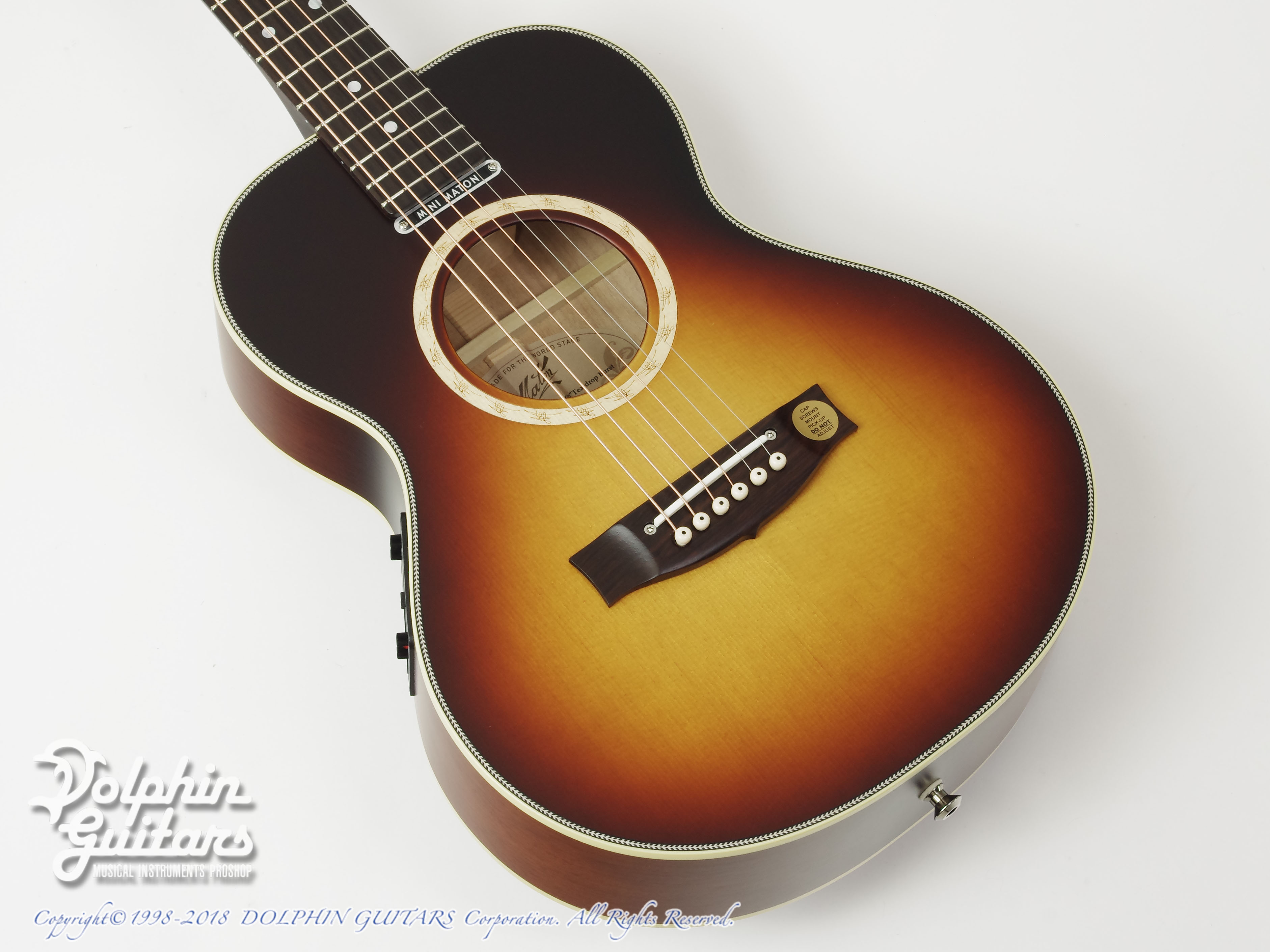 MATON EM6 LTD Teardrop Burst - ドルフィンギターズ