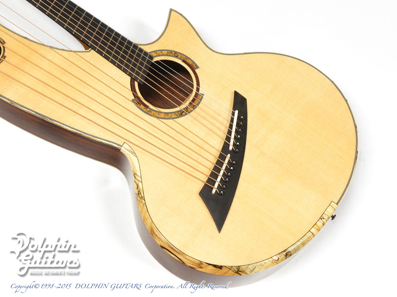 SHARP GUITARS Custom Harp Guitar - ドルフィンギターズ